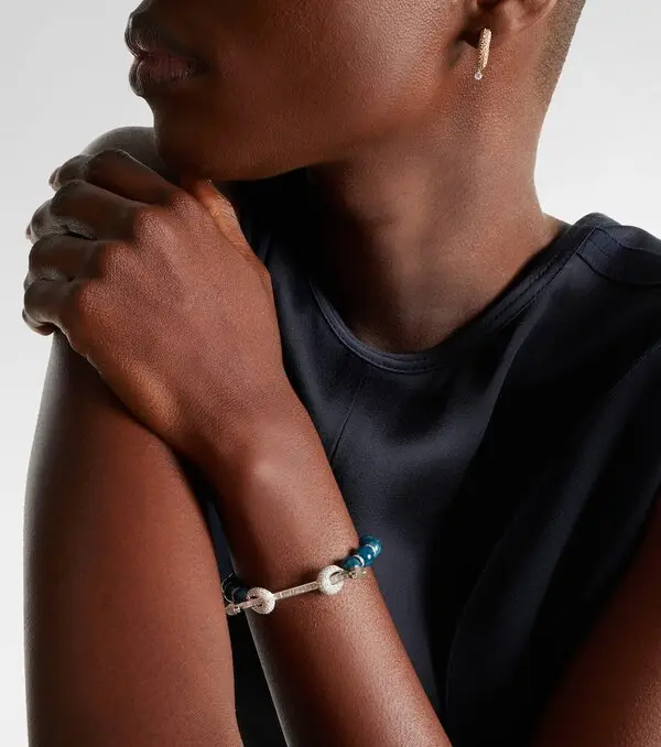 ANANYA Chakra Beaded Bracelet With Diamonds