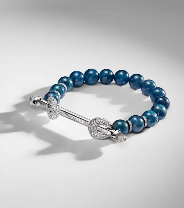 ANANYA Chakra Beaded Bracelet With Diamonds
