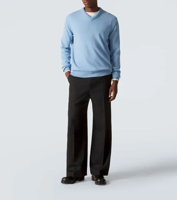 JIL SANDER Wool V-neck Sweater