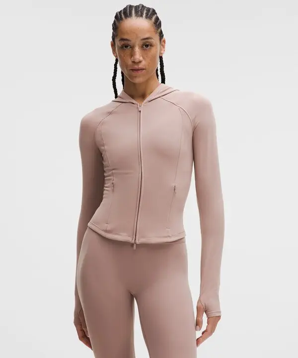 Lululemon Wunder Train Full-zip Jacket - Ashen Rose