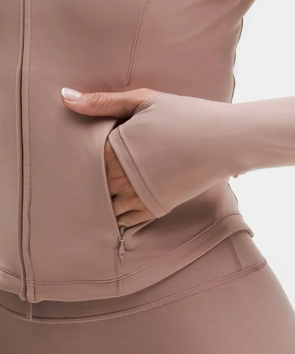 Lululemon Wunder Train Full-zip Jacket - Ashen Rose