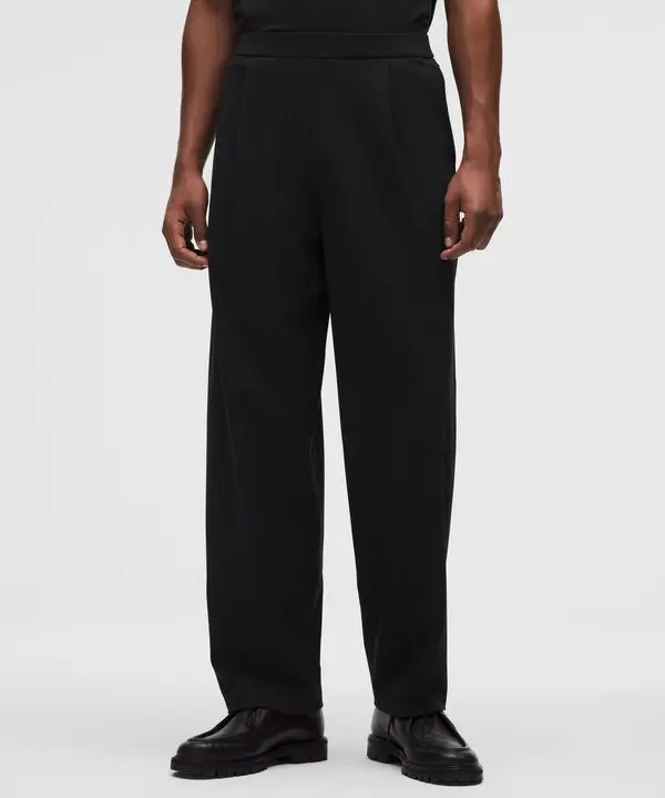 Lululemon Relaxed-fit Pleated Trousers - Black