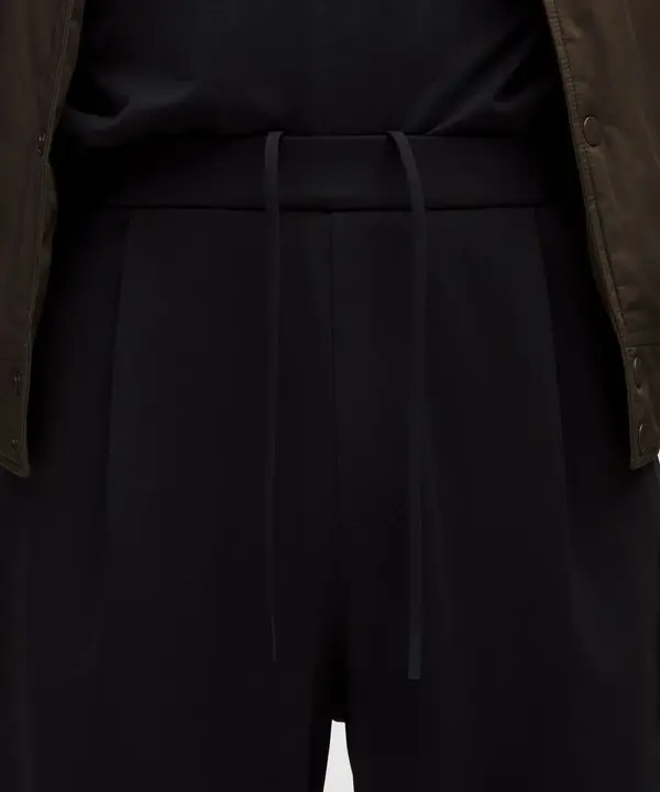 Lululemon Relaxed-fit Pleated Trousers - Black
