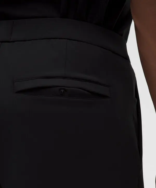 Lululemon Relaxed-fit Pleated Trousers - Black