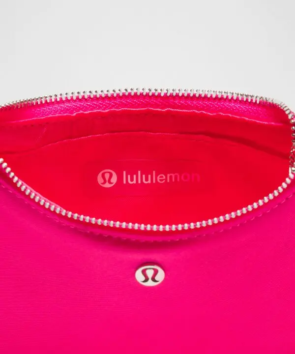 Lululemon City Essentials Nano Shoulder Bag - Flamingo Fun/silver