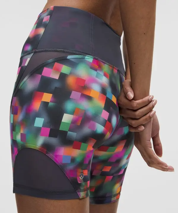 Lululemon Wunder Train Mesh Panel High-rise Short 6