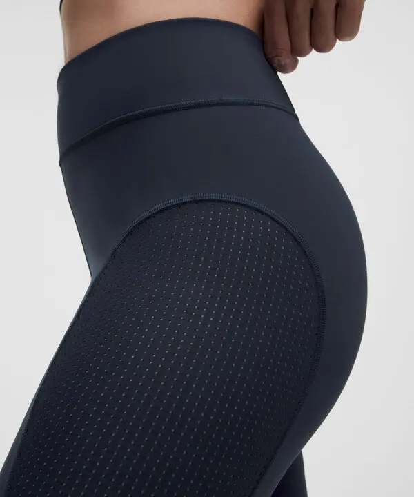 Lululemon Mesh-paneled High-rise Tight 28 - True Navy