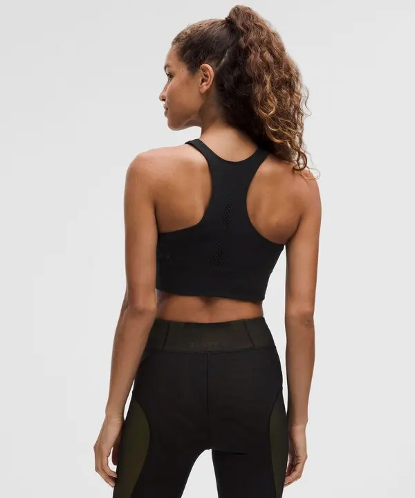 Lululemon Revealknit Cropped Tank Top - Black