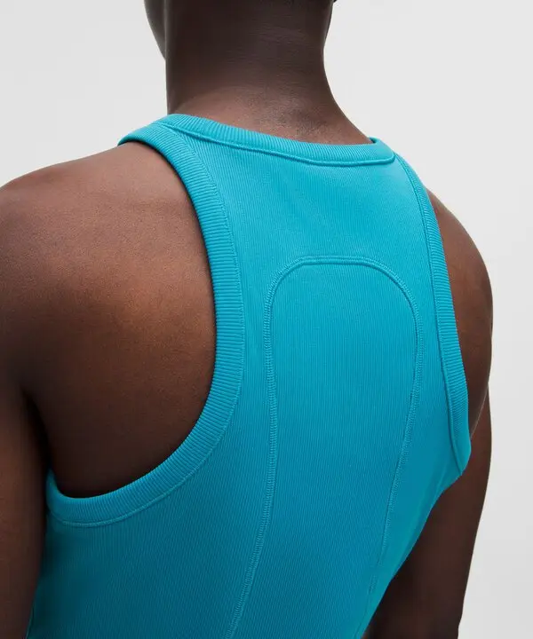 Lululemon Ribbed Tight-fit Tank - Indian Ocean