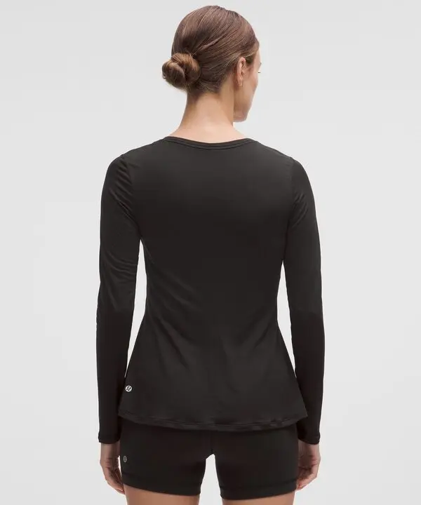 Lululemon Lightweight Flowy Hem Long-sleeve Shirt - Black