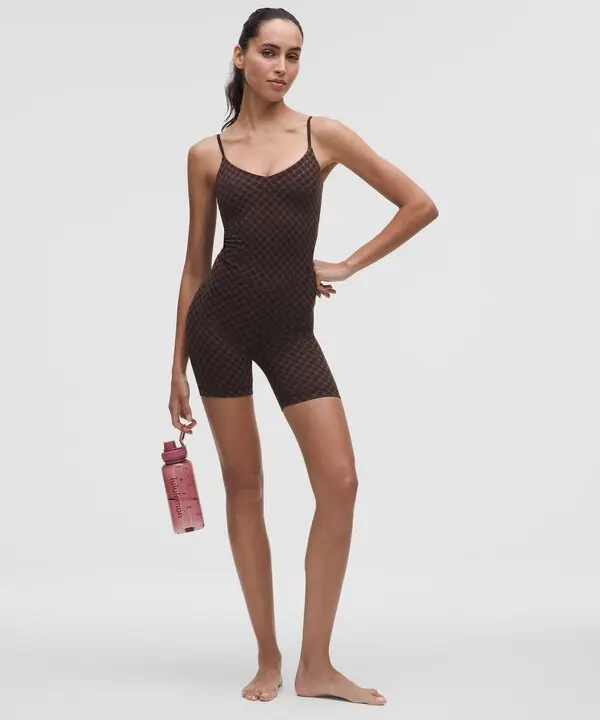 Lululemon Align™ Cami Bodysuit 6" Jacquard