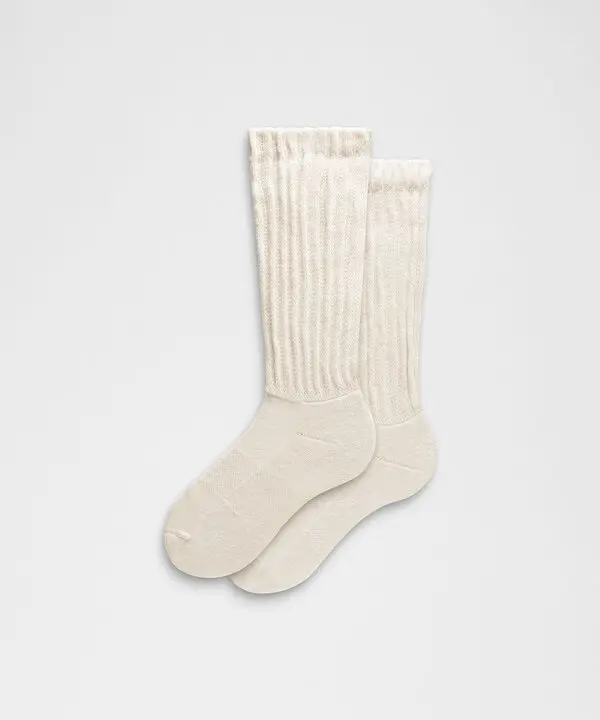 Lululemon Slouch Socks - Light Ivory