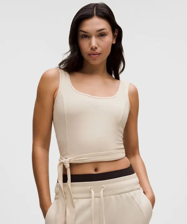 Lululemon Side-tie Cropped Tank Top