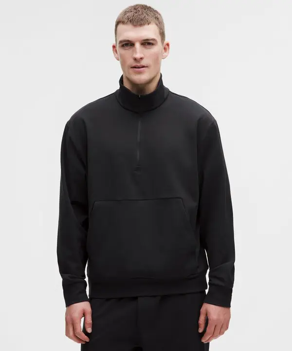 Lululemon Heavyweight Soft Jersey Half Zip - Black