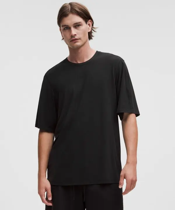 Lululemon Brushed Yoga Crewneck T-shirt - Black