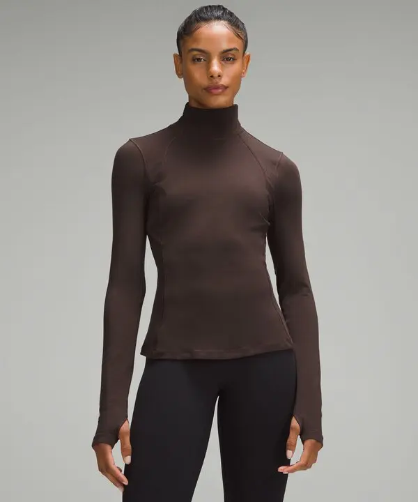 Lululemon Long-sleeve Turtleneck Base Layer - Espresso