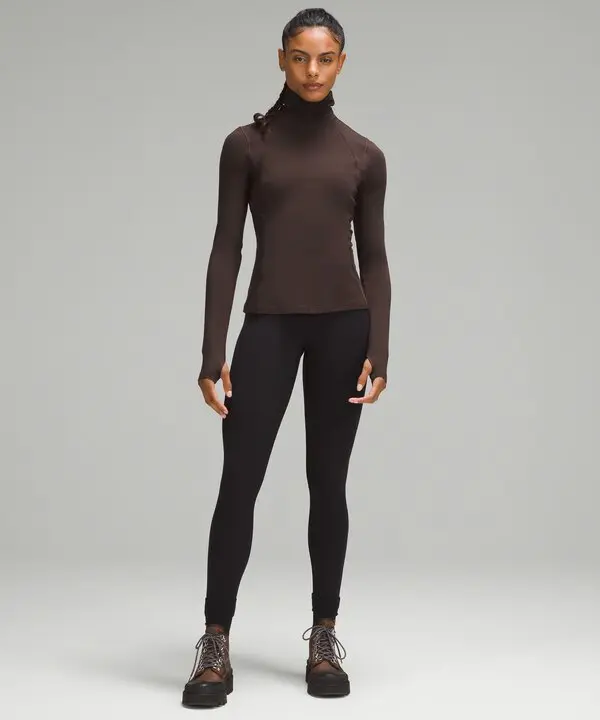 Lululemon Long-sleeve Turtleneck Base Layer - Espresso