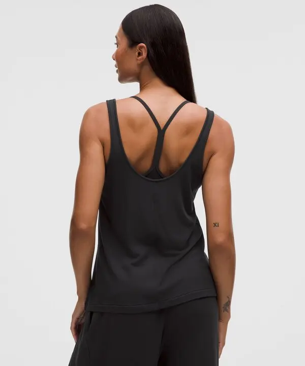 Lululemon Becalm V-neck Tank Top - Black