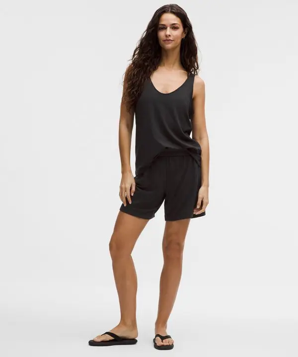 Lululemon Becalm V-neck Tank Top - Black