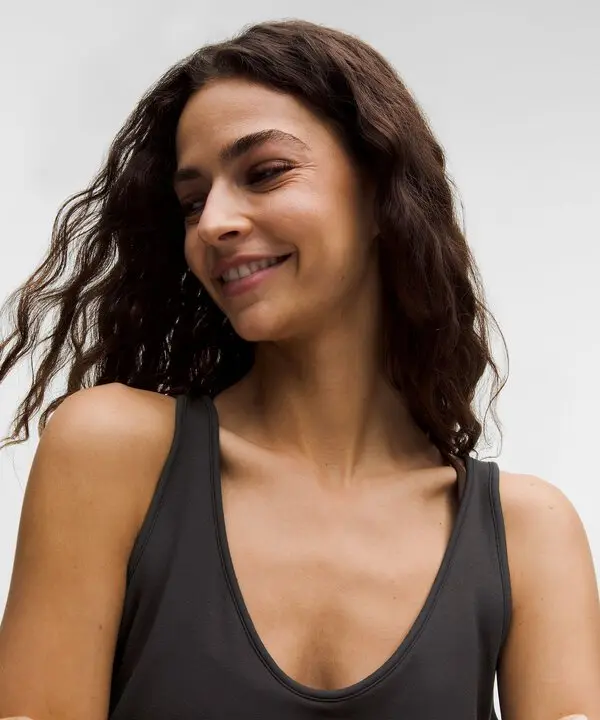 Lululemon Becalm V-neck Tank Top - Black