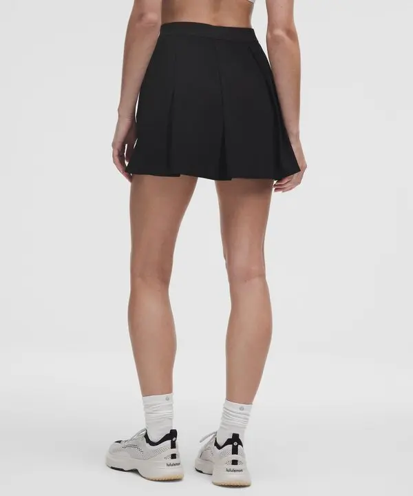 Lululemon High-rise Pleated Tennis Skirt - Black