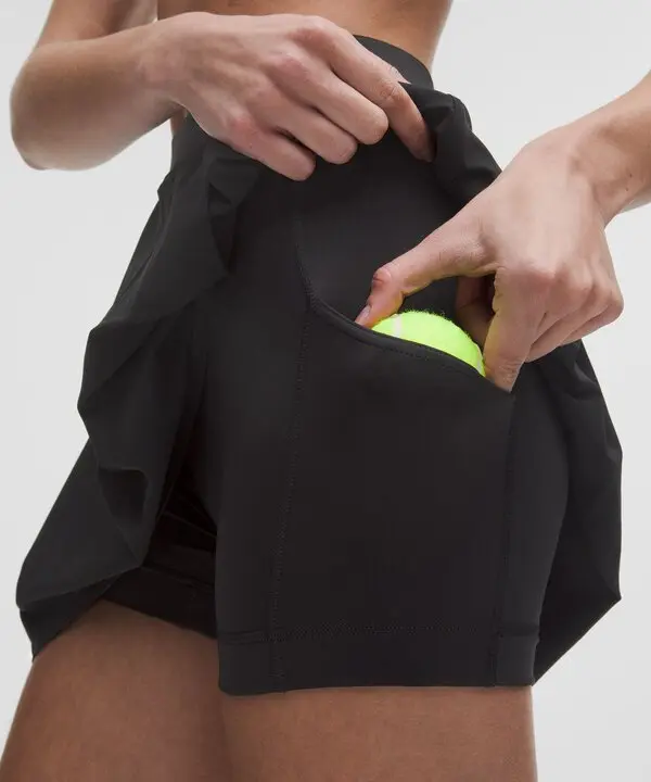 Lululemon High-rise Pleated Tennis Skirt - Black