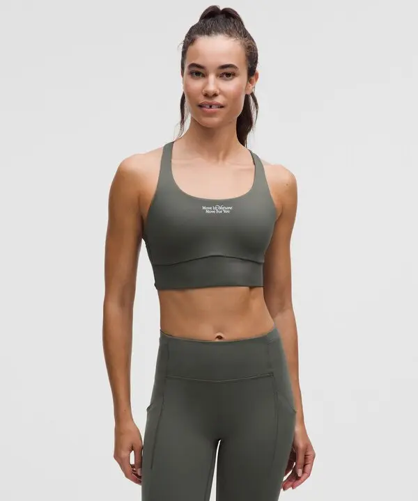 Lululemon Energy Longline Bra Medium Support, B–d Cups Evolve