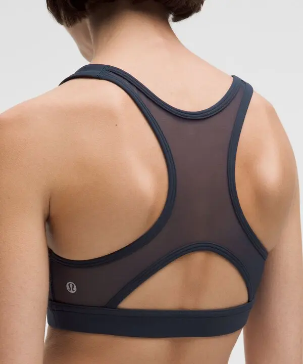 Lululemon Wunder Train Mesh-back Bra - True Navy