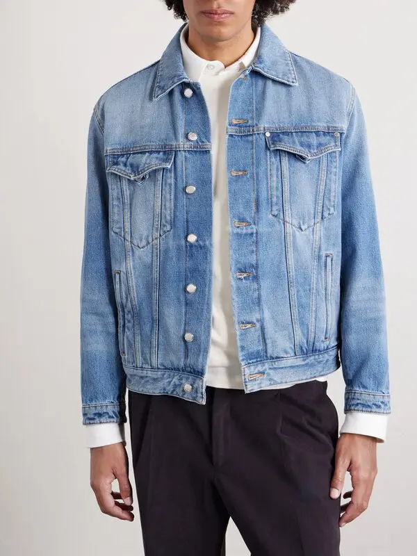 UMIT BENAN Kevin Faded Denim Jacket