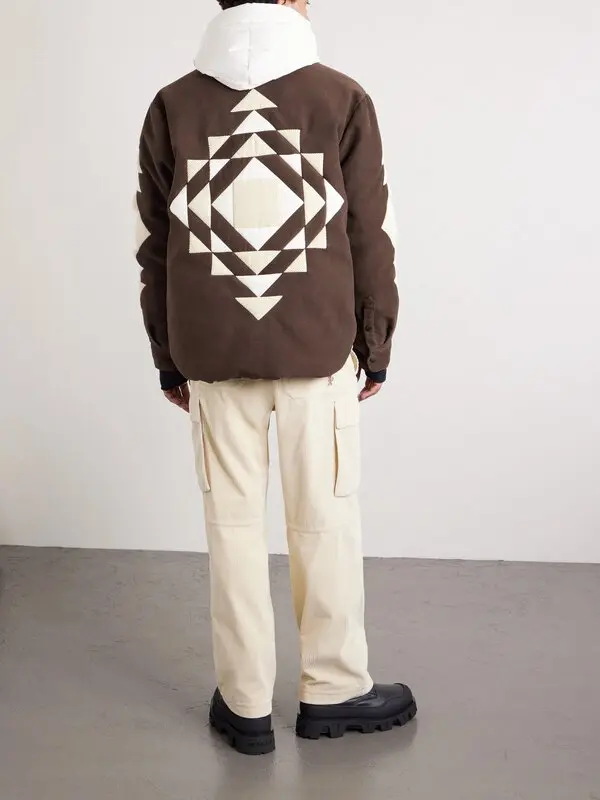 Moncler Valley Patchwork Shirt Jacket