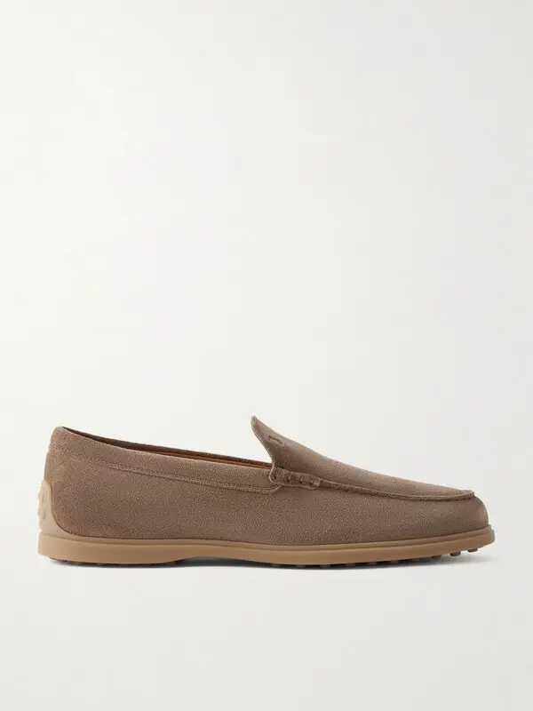TOD'S Suede Loafers - Brown