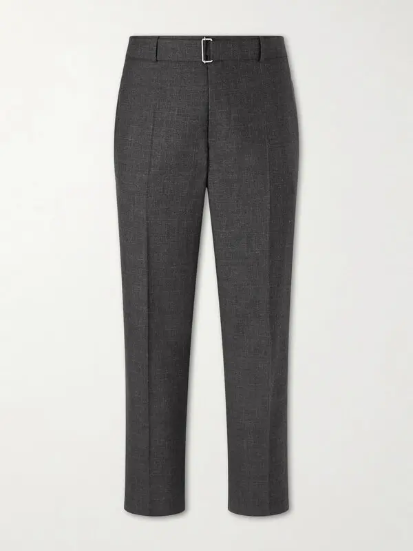 Officine Générale Straight-leg Virgin Wool-blend Trousers