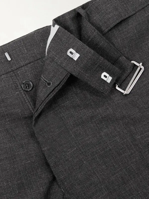 Officine Générale Straight-leg Virgin Wool-blend Trousers