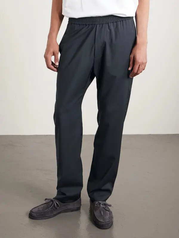 Barena Venezia Straight-leg Virgin Wool Trousers - Gray