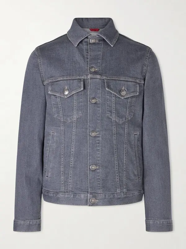 Brunello Cucinelli Denim Jacket - Blue