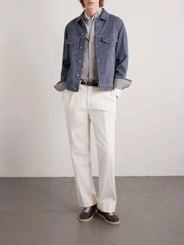 Brunello Cucinelli Denim Jacket - Blue