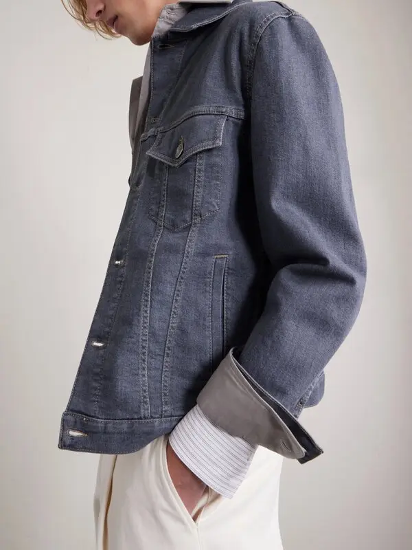 Brunello Cucinelli Denim Jacket - Blue