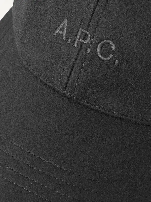 A.p.c. Charlie Logo-embroidered Baseball Cap