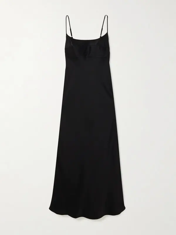 Theory Satin Midi Dress