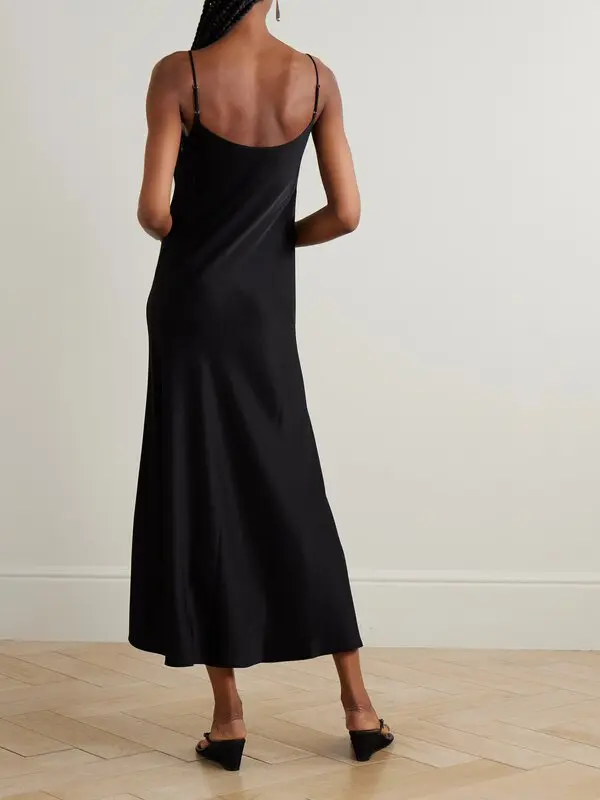 Theory Satin Midi Dress