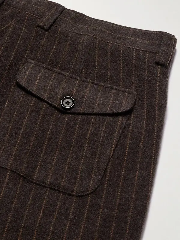 Oliver Peoples Orsman Wide-leg Trousers - Brown