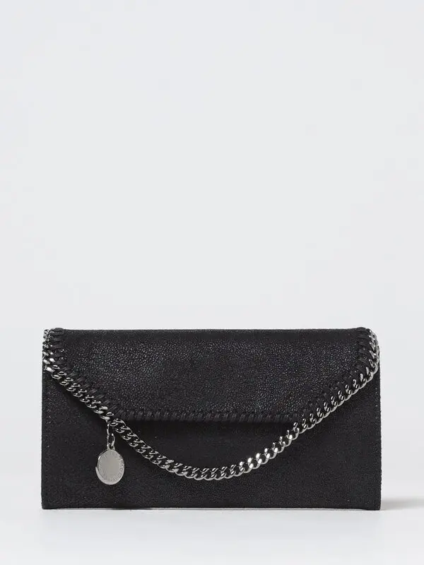 Stella McCartney Falabella Eco Alter Mat Wallet On Chain - Black