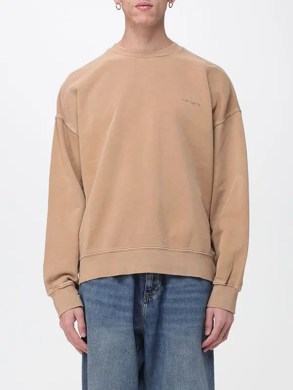Carhartt Work In Progress Embroidered Logo Crewneck Sweatshirt