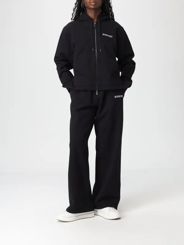 Burberry Logo Zip-up Hoodie