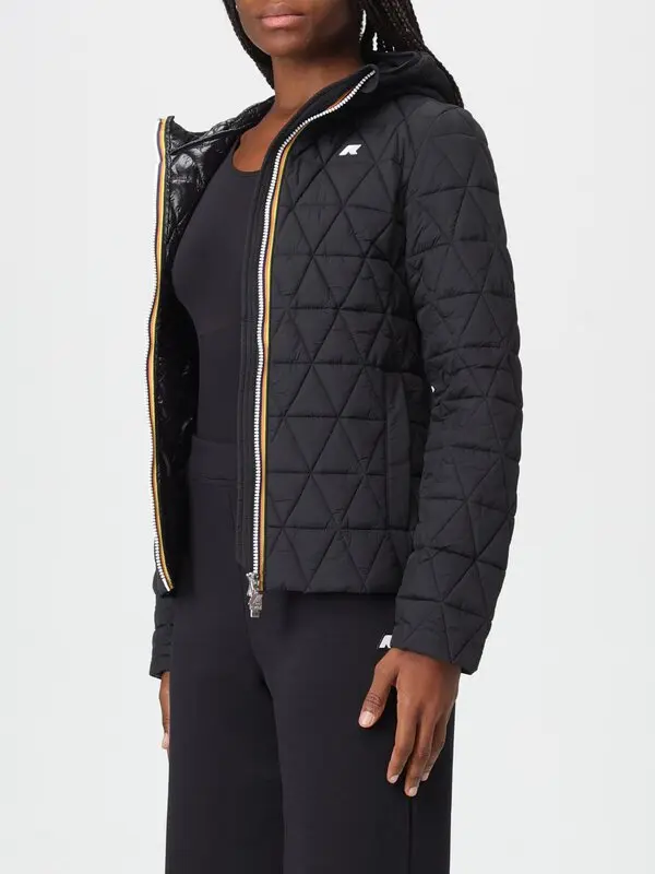 K-WAY Quilted Jacket - Black