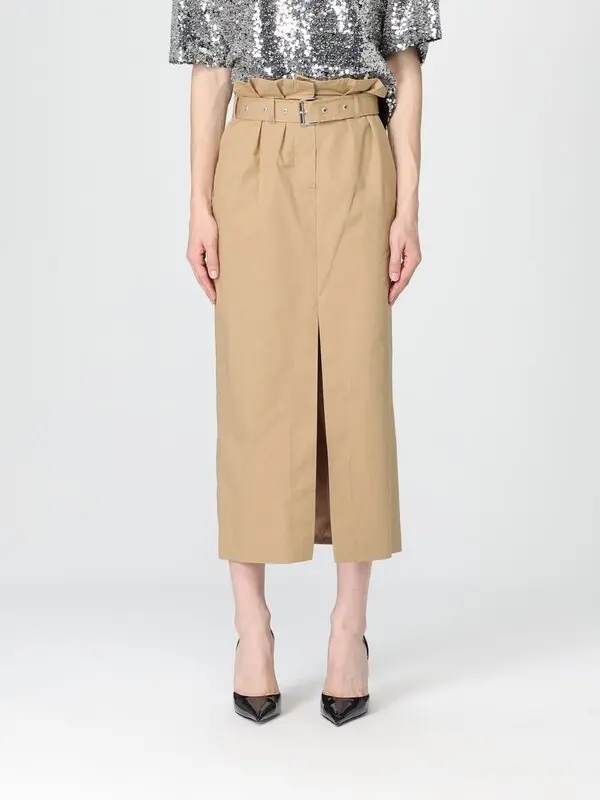 Dries Van Noten Belted Midi Skirt