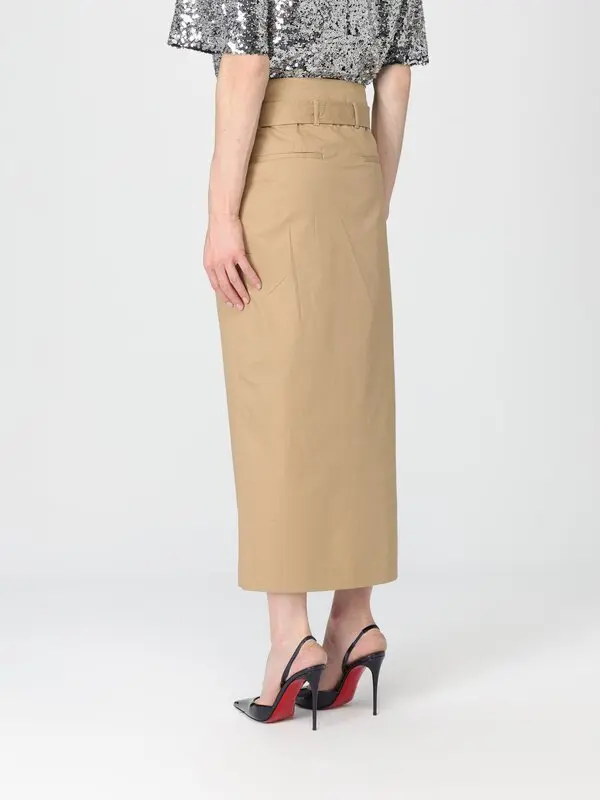 Dries Van Noten Belted Midi Skirt
