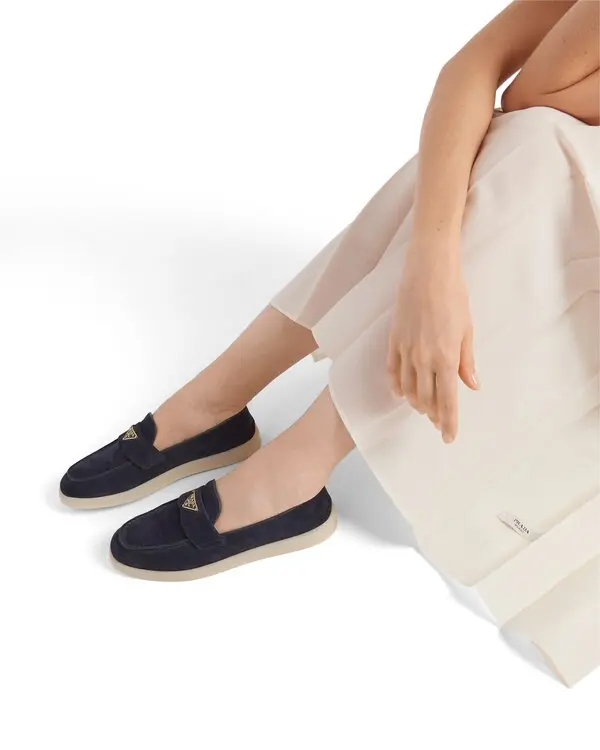Prada Suede Loafers