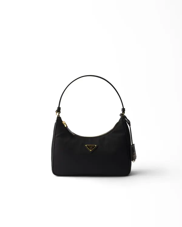 Prada Re-edition 2005 Re-nylon And Saffiano Mini Bag - Black