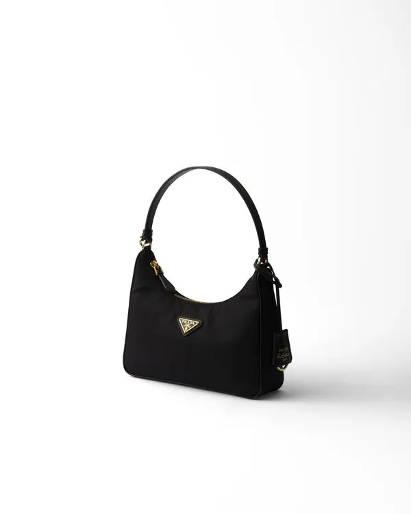 Prada Re-edition 2005 Re-nylon And Saffiano Mini Bag - Black